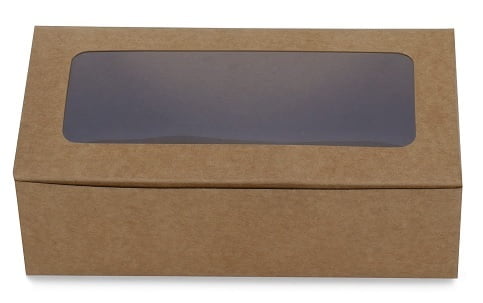 Qson Plum Cake Box 250gm - Size 9x4x2 inch