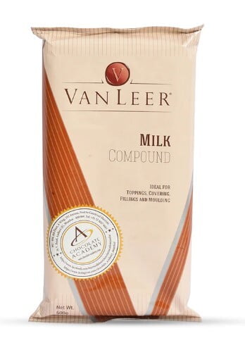 Vanleer Milk Compound Slab 500gm – Premium Milk Chocolate for Baking ...