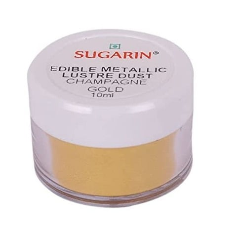 Sugarin Edible Metallic Luster Dust Champagne Gold 10ml